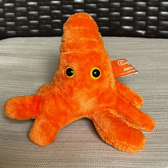 Giant Microbes | Toys | Giant Microbes Amoeba Stuffed Plush Orange 5 ...